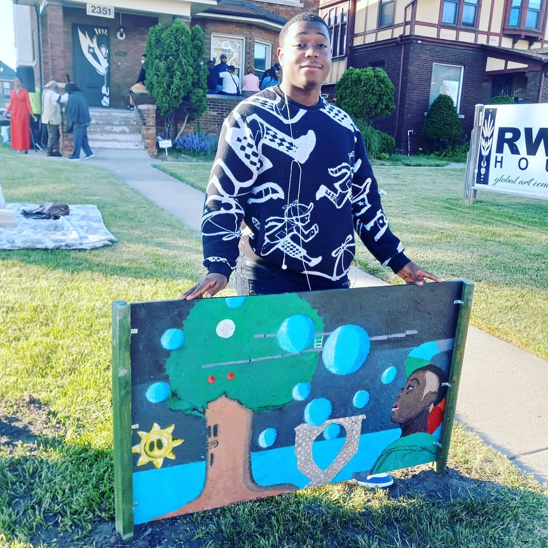 HEART public art exhibition unveiling – Irwin House Detroit